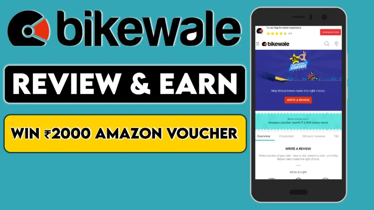 Bikewale Review And Earn Contest: Win Rs 2000 Amazon Voucher